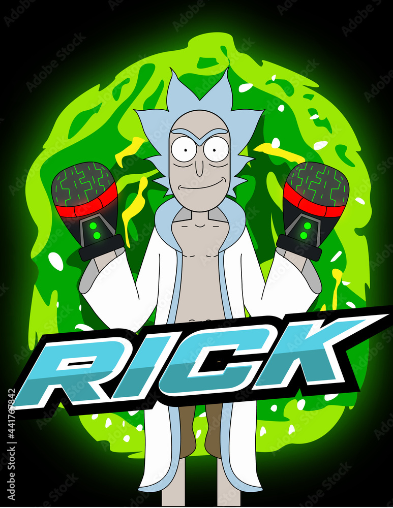 Rick (Ilustración Vectorial) Stock Illustration | Adobe Stock