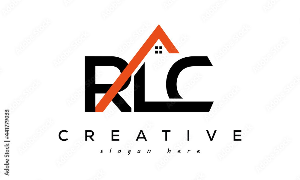 initial RLC letters real estate construction logo vector Stock Vector ...