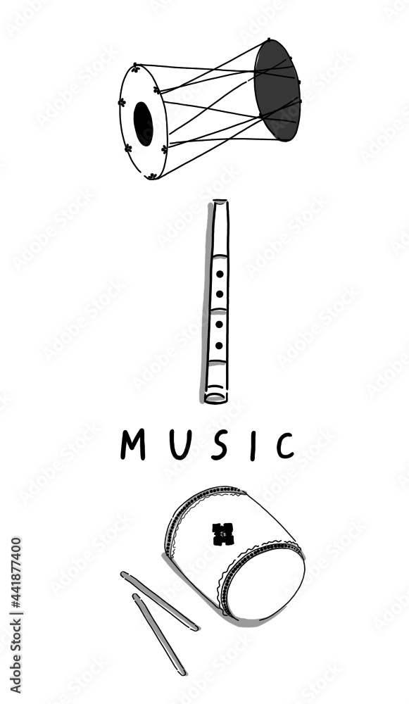 Japanese art illustration. Hand drawn sketch. Japanese culture. Vector ...