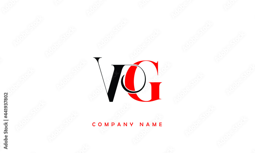 VG, GV, V, G Abstract Letters Logo Monogram Stock Vector | Adobe Stock