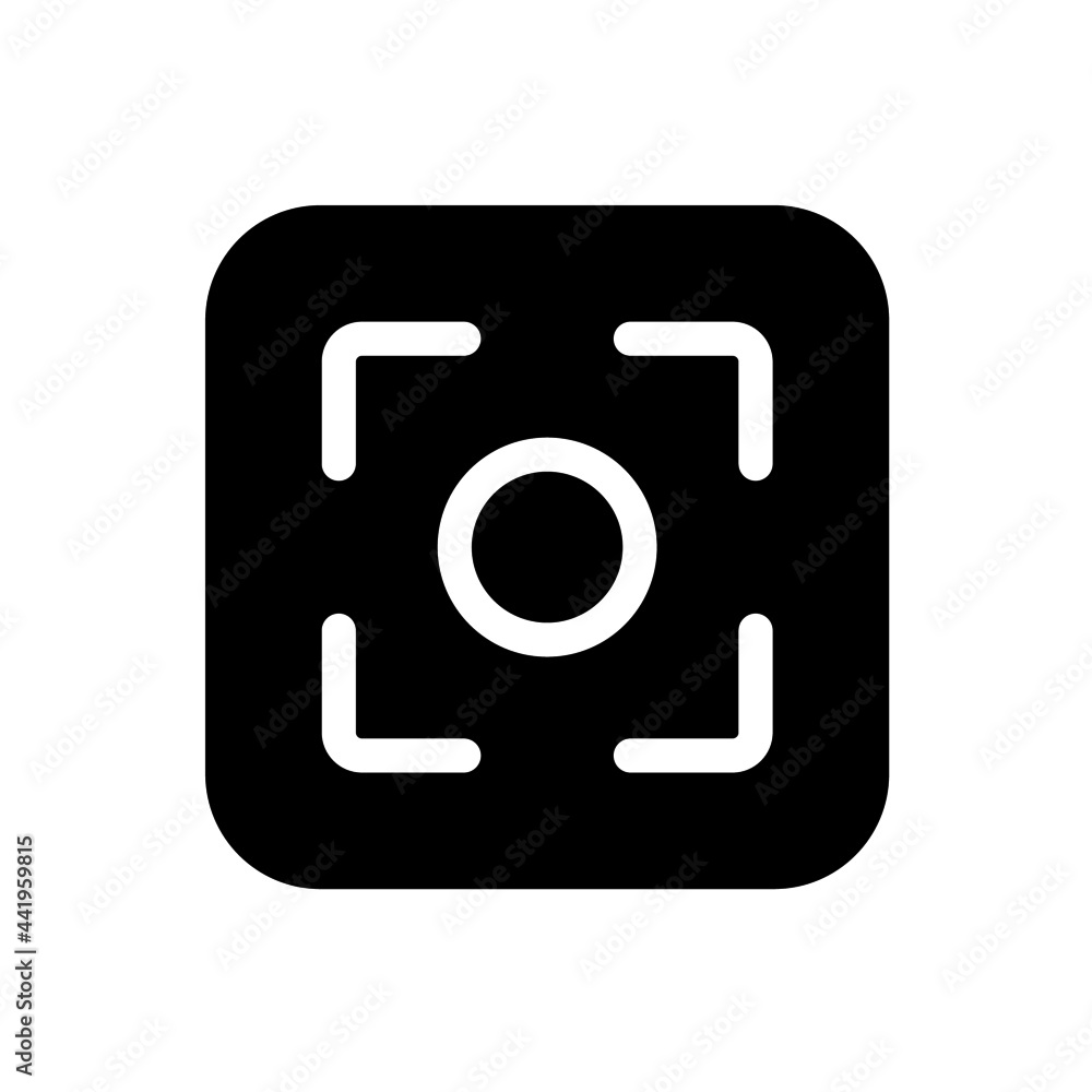 Screenshot icon with square style Stock Vector | Adobe Stock