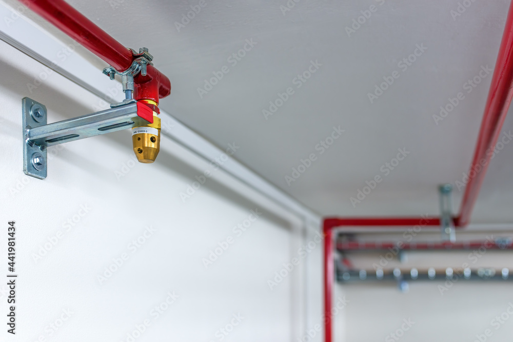 Clean agent fire suppression system used in data centers, backup ...