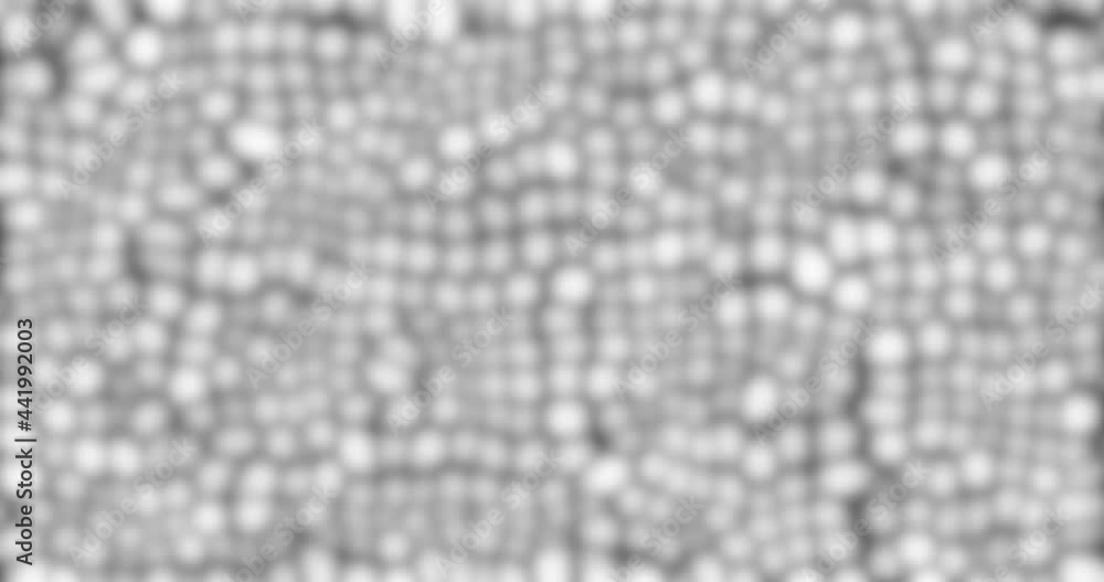 AAbstract animated background on the theme of microbiology. Black and ...