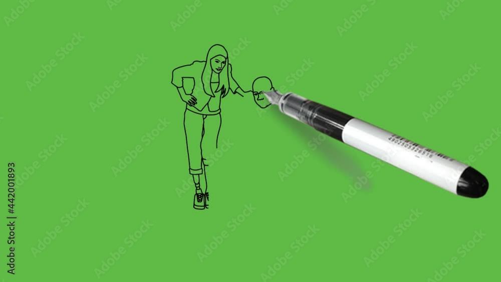 Drawing rewind function button in black and red colour combination on ...