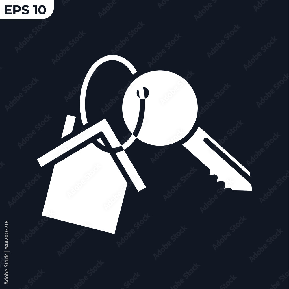 house key icon symbol template for graphic and web design collection ...