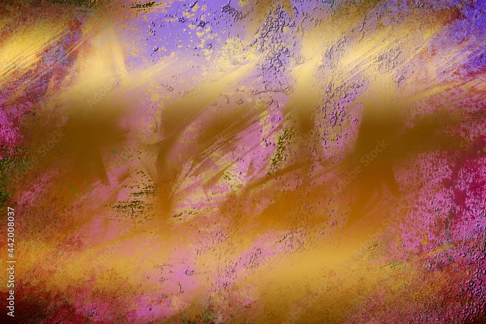 Golden Abstract decorative paper texture background for artwork ...