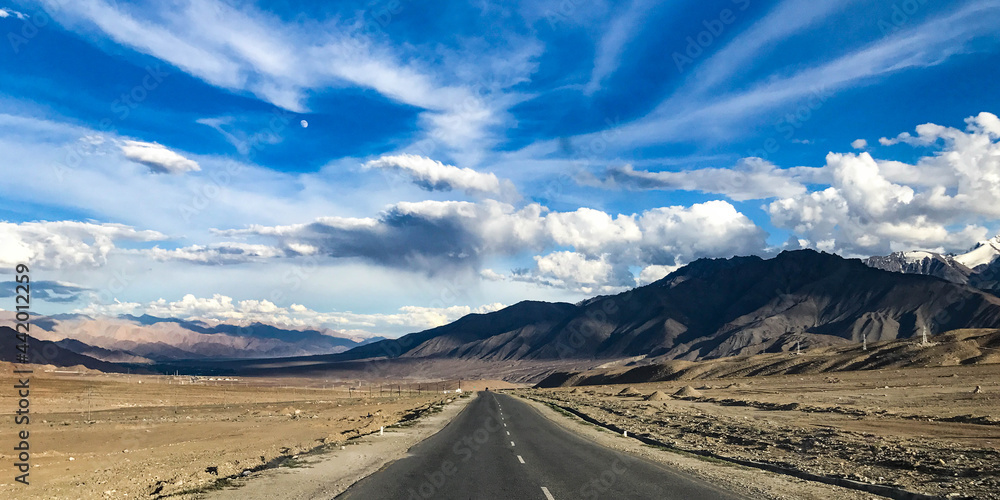 road to the mountains, Leh-Ladakh Stock Photo | Adobe Stock