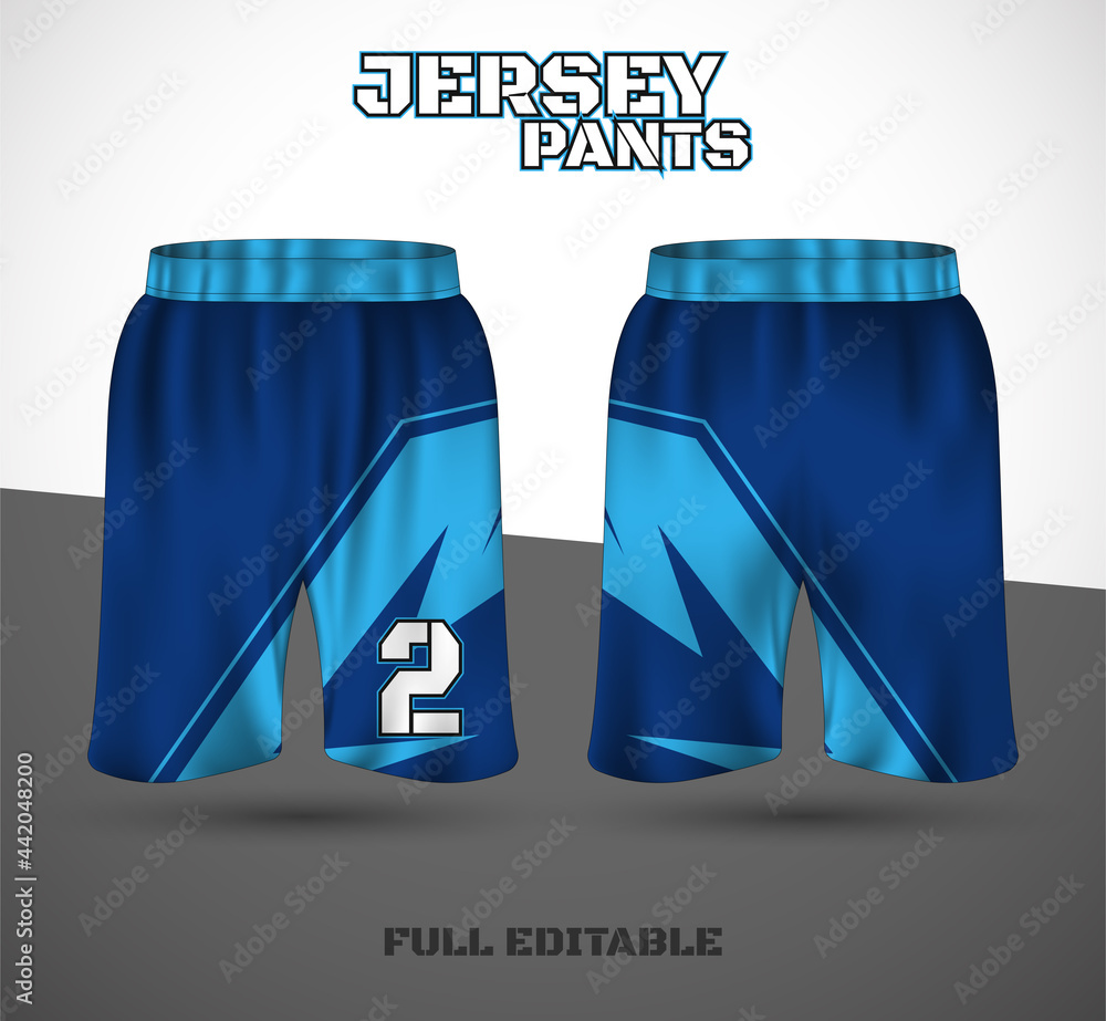 Basketball jersey design template. Uniform front and back. Sports ...