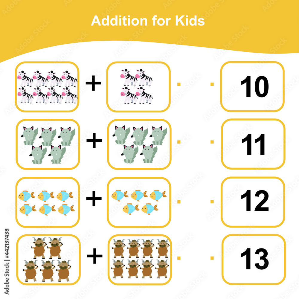 Counting game for preschool children. This worksheet is good for ...