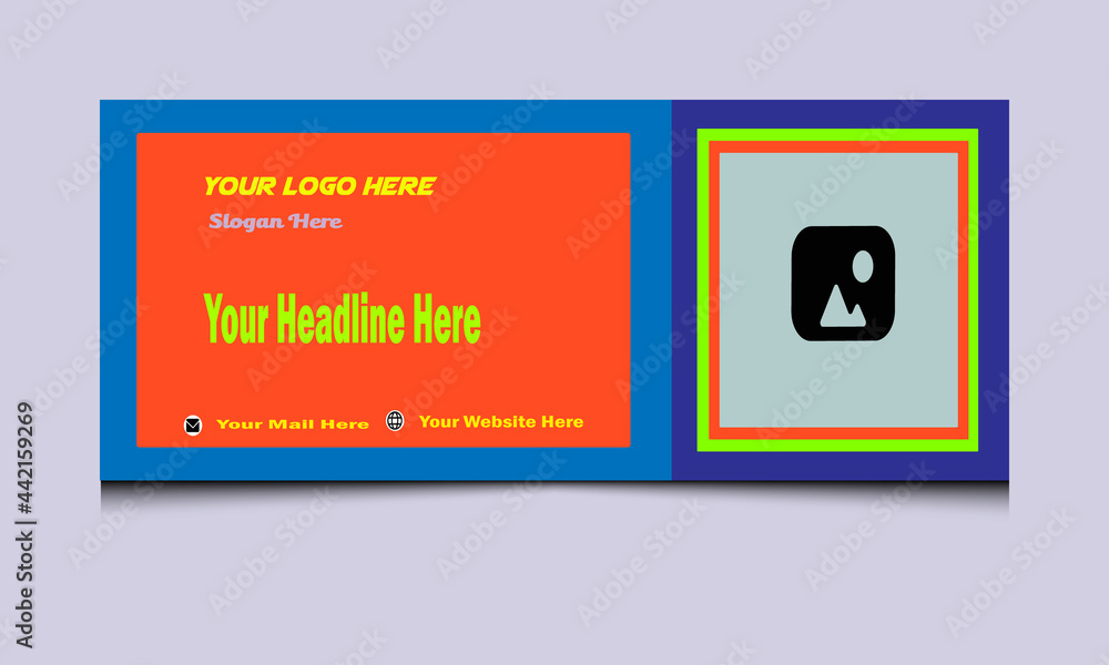 templete banner and cover design for social media,vector design ...
