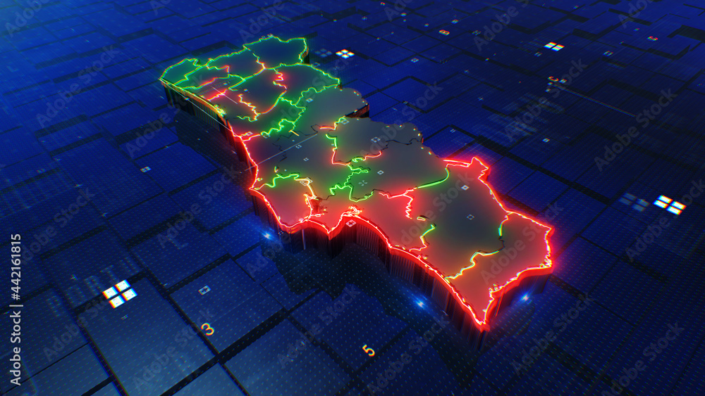 Portugal map digital background 4k Stock-Illustration | Adobe Stock