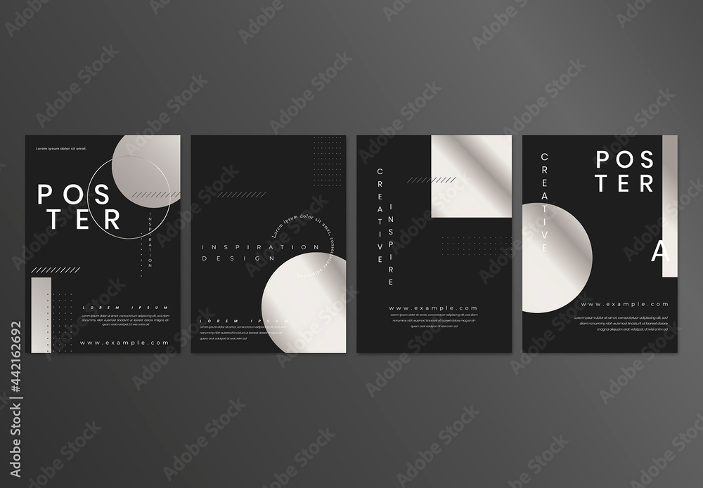 Editable Minimal Poster Layout Stock Template | Adobe Stock