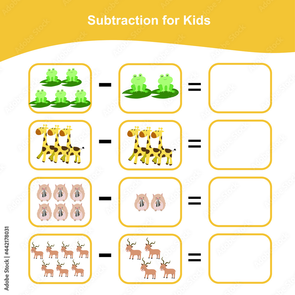 Counting game for preschool children. This worksheet is good for ...