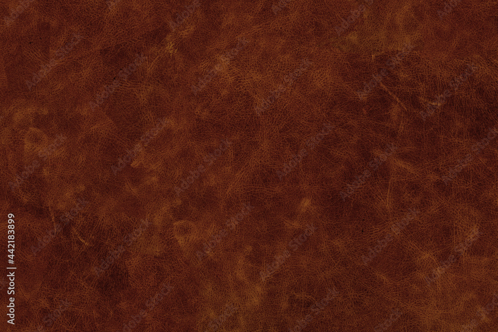 Worn Dark Brown Leather Texture