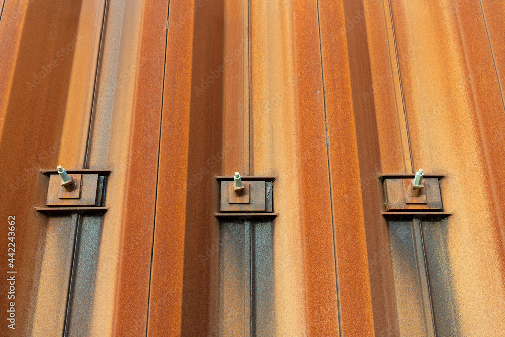 Surface rust of iron plate metal sheet corrosion texture background ...