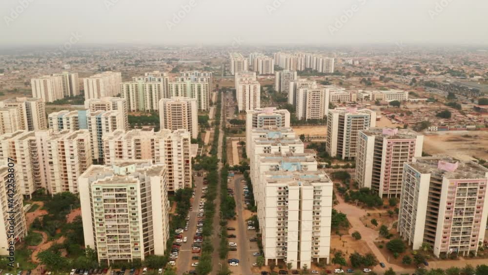 Travelling frontal, Centrality of Zango, Luanda, Angola, Africa Stock ...