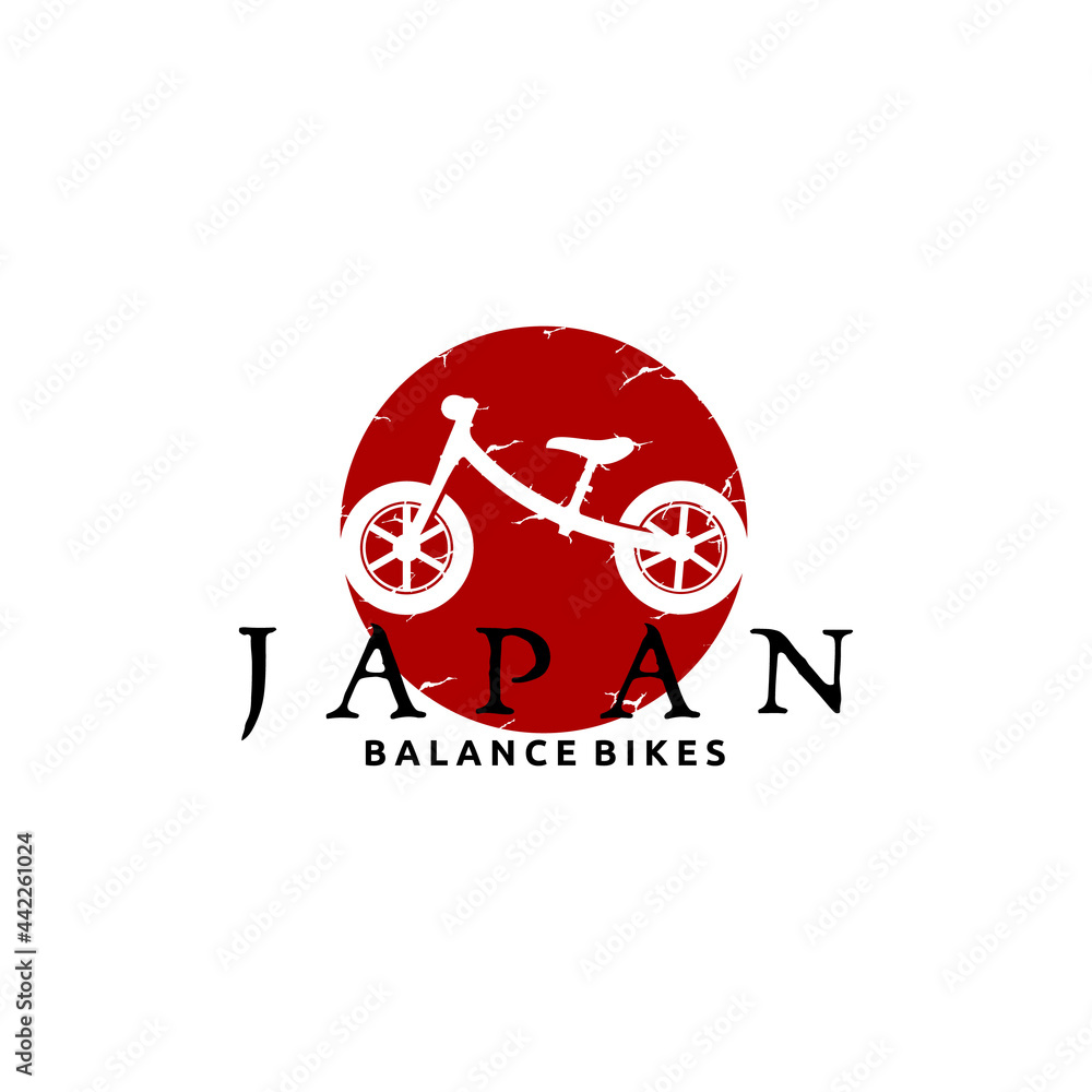 Japan Push Bike or Balance Bike with Two Wheeled without Pedals on a ...
