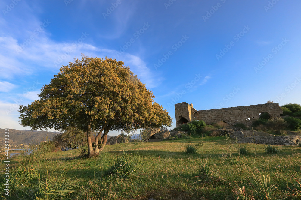 Turkey - Mugla - Milas - Lake Bafa is a shallow freshwater lake nestled ...