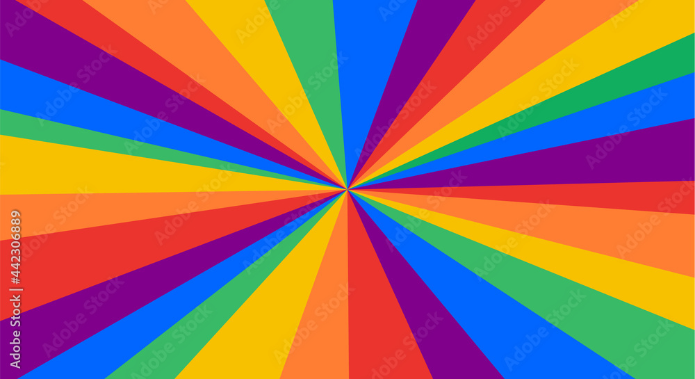 Lgbt Flag Poster Banner Or Rainbow Flag Of Lgbt Colorful Rainbow
