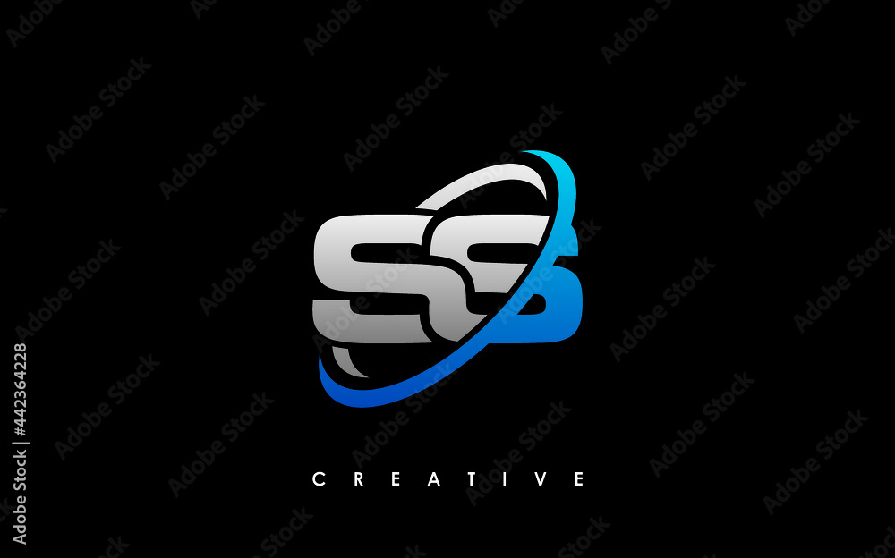 SS Letter Initial Logo Design Template Vector Illustration Stock Vector | Adobe Stock