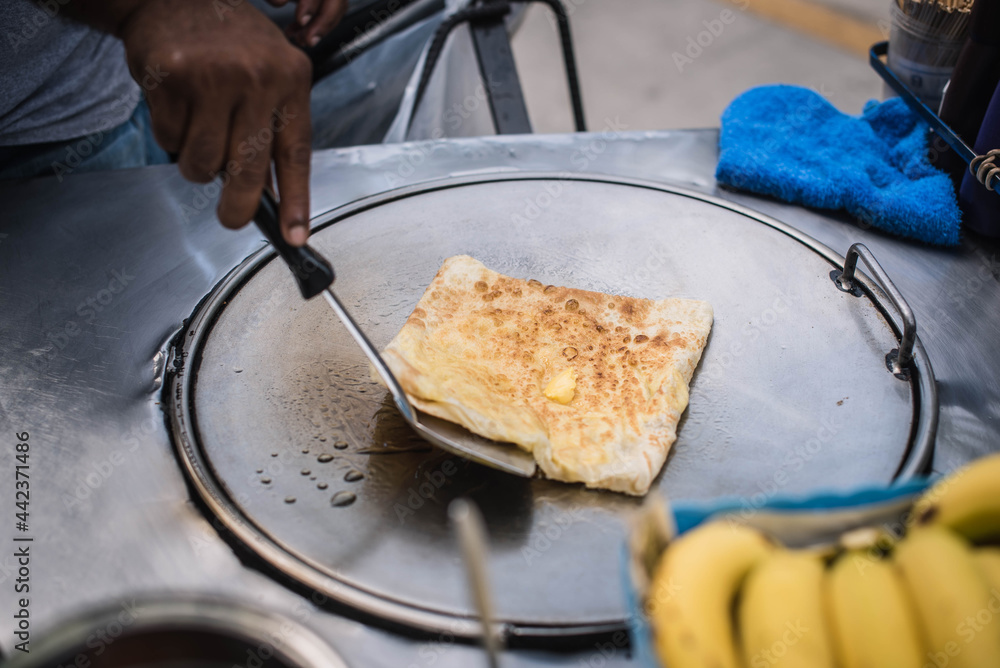 indian, eat, street, hot, roti, snack, crispy, shop, market, thai, pan ...