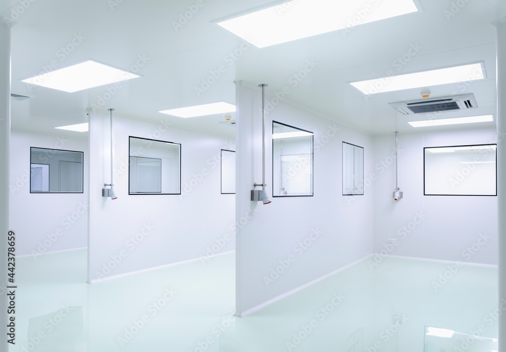 Clean room in manufacturing pharmaceutical plant, Green epoxy system ...