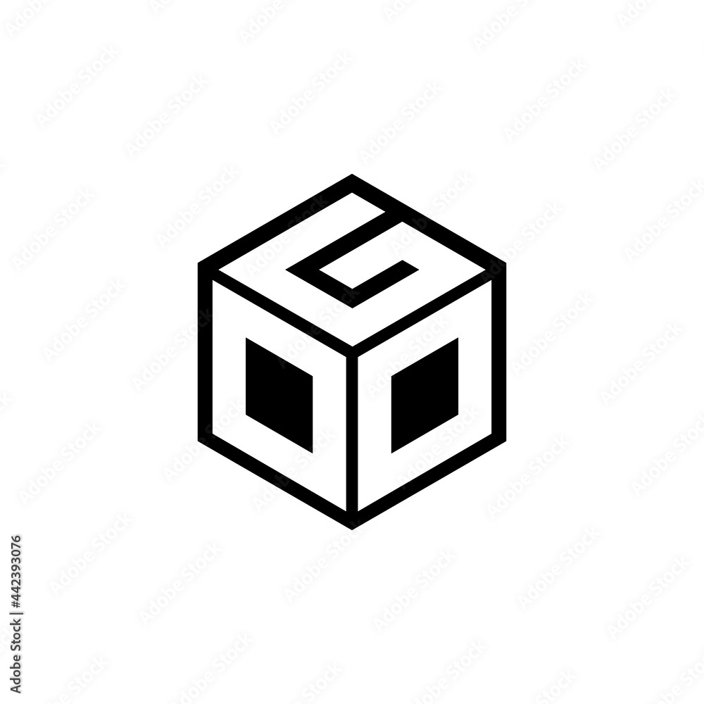 DDG letter logo design with white background in illustrator, vector ...