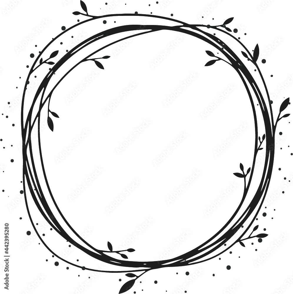 Grafika Wektorowa Stock SVG Double Border Square Bundle Border