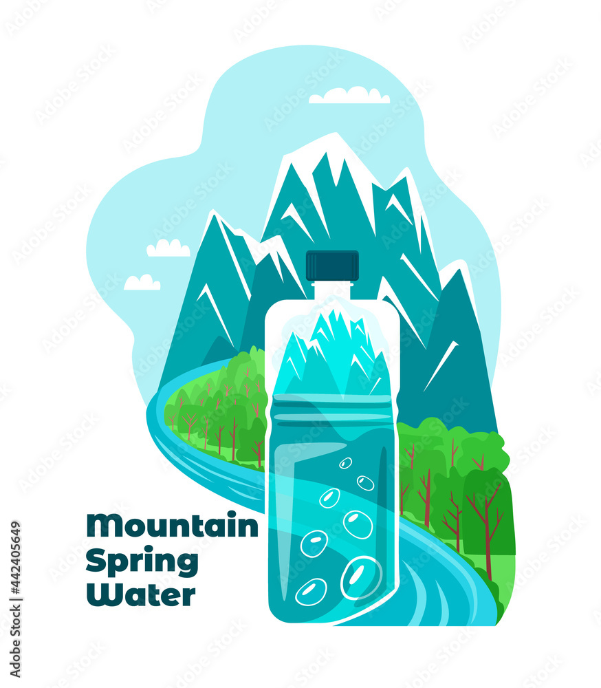 Vector illustration for Labels, Advertising of Pure, Natural, Useful ...