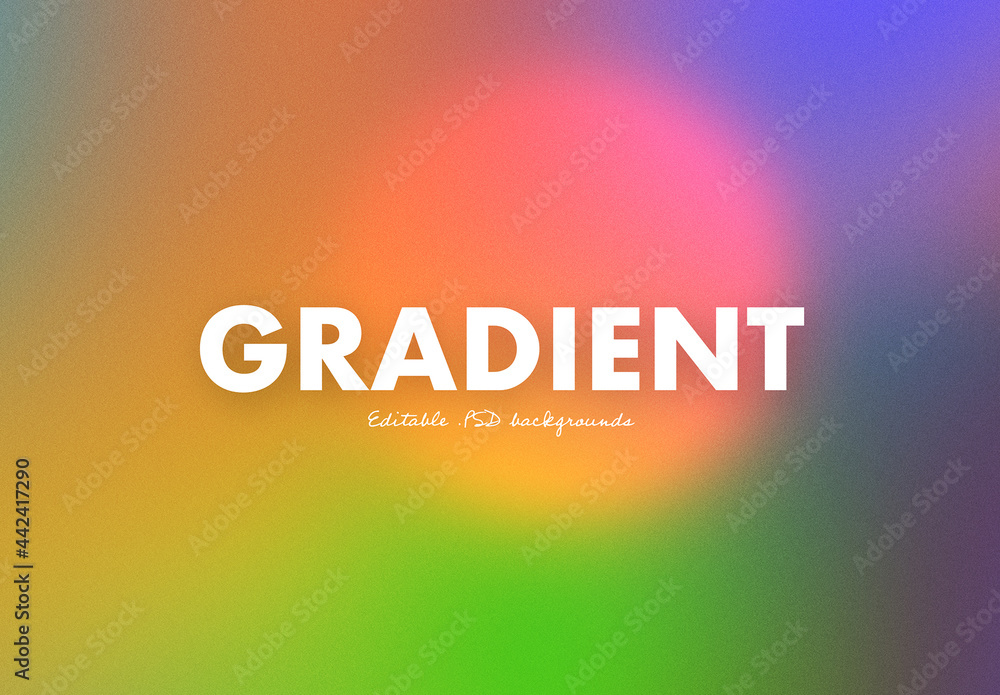 Gradient Backgrounds Builder Stock Template | Adobe Stock