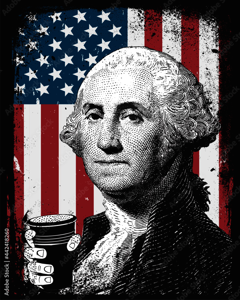 George Washington First President of the United States of America USA ...