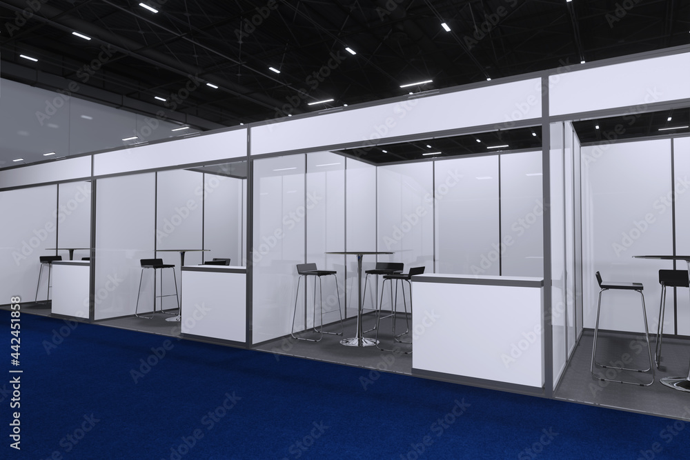ภาพประกอบสต็อก Exhibition standing for mockup and Corporate identity ...