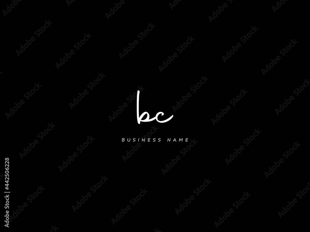 Letter BC Logo, signature bc logo icon vector for your business Stock ...