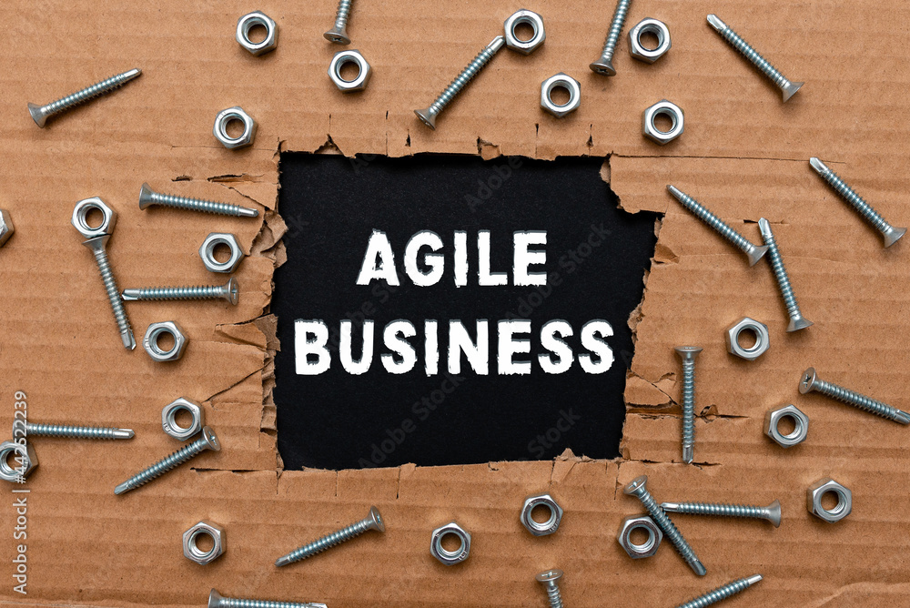 Inspiration showing sign Agile Business. Business idea capability of ...