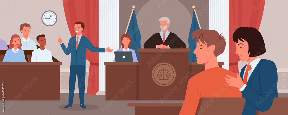Courtroom Trial Lawyer