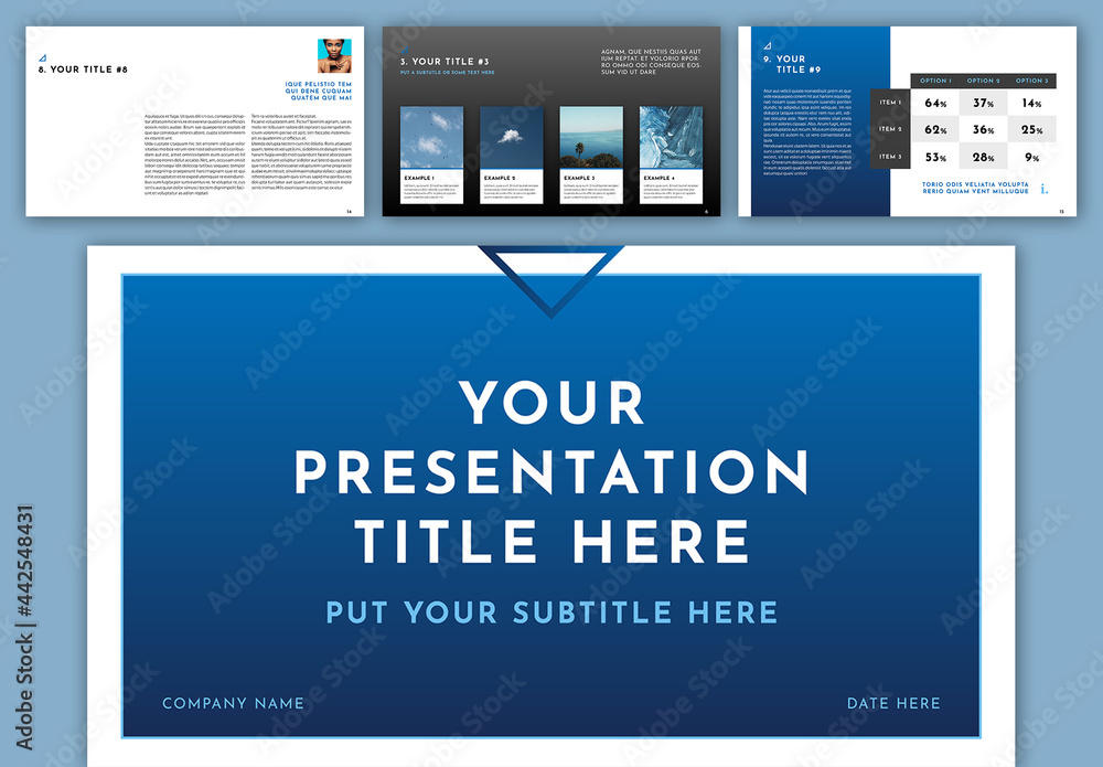 Presentation Layout Stock Template | Adobe Stock