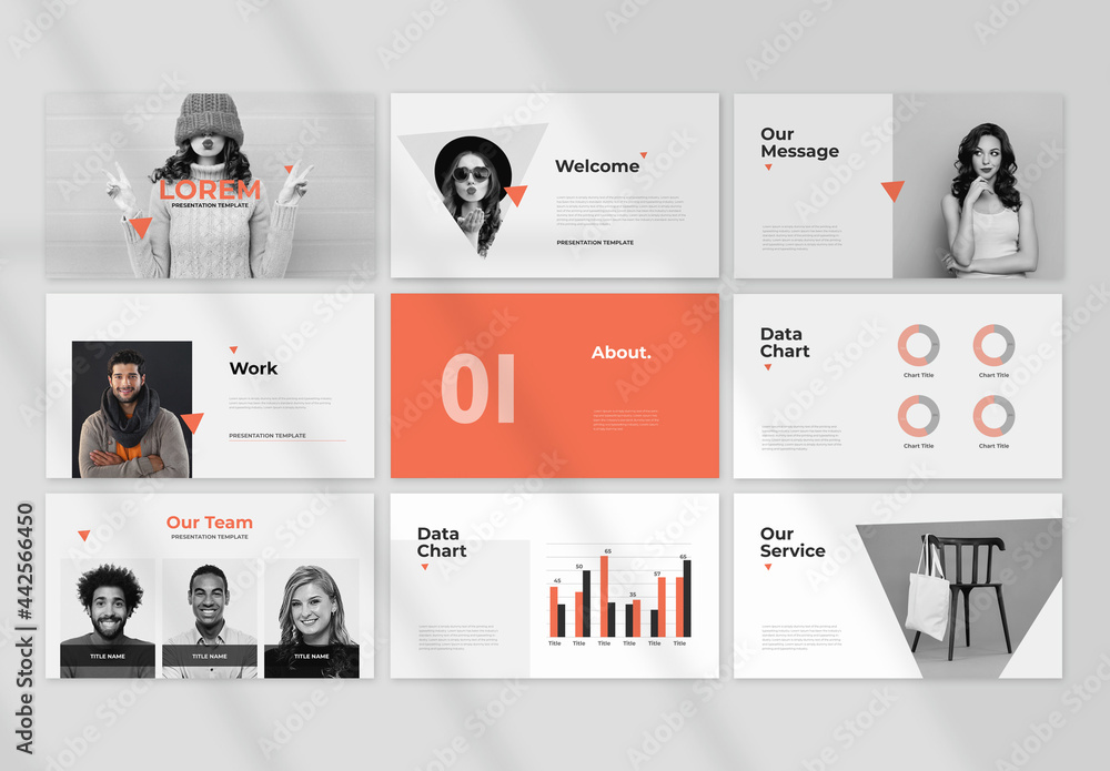 Multipurpose Presentation Layout Stock Template | Adobe Stock