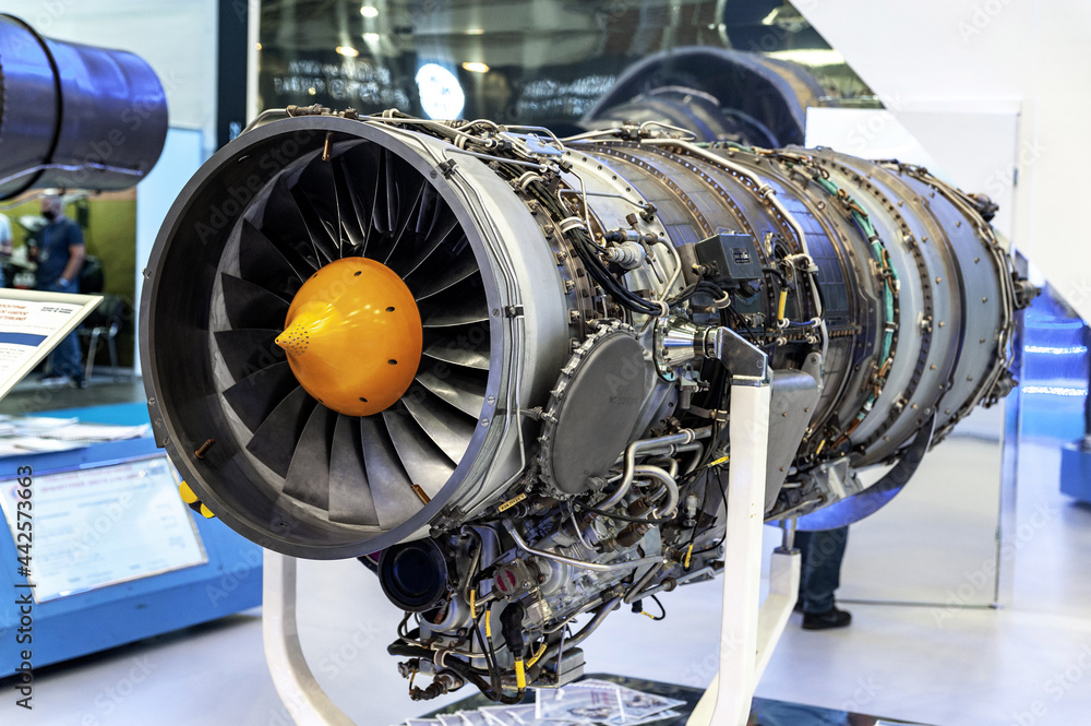 Aircraft engine. Ukrainian-made AI-322 turbojet engine IVCHENKO PROGRES ...