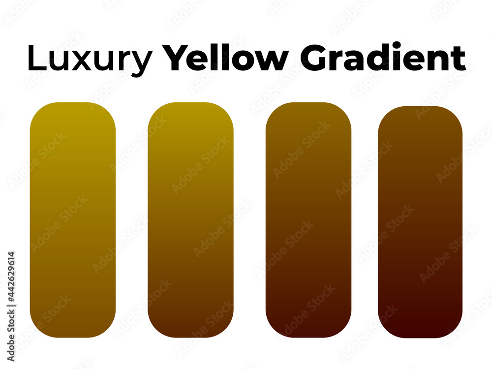 Gold gradient, luxury color, color palette, gold color Pallete Stock ...