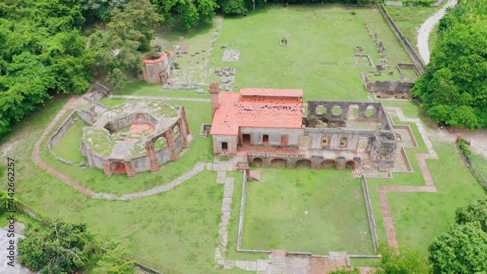 Bird's Eye View Of Nigua Sugar Mill In San Gregorio de Nigua, Dominican ...