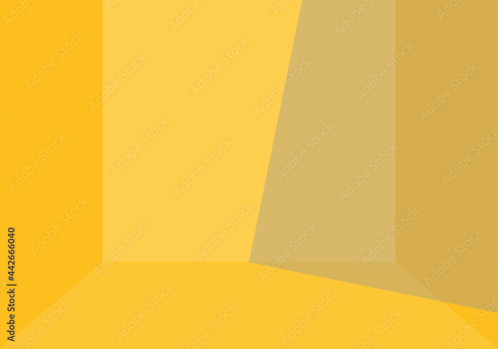 Yellow room with empty blank gradient wallpaper design, Yellow abstract ...