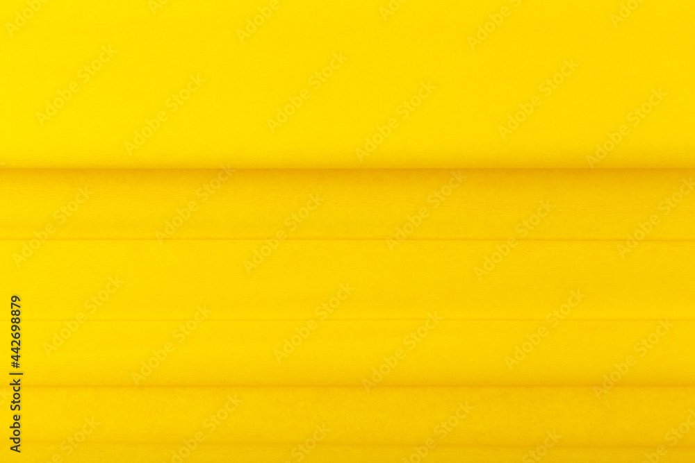 Bright yellow abstract background with horizontal lines and copy space ...