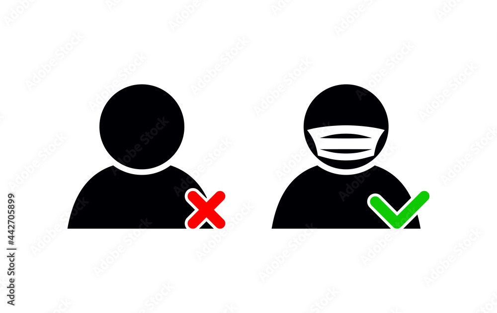 Wear face mask. No entry without medical mask. Entry with a mask is ...