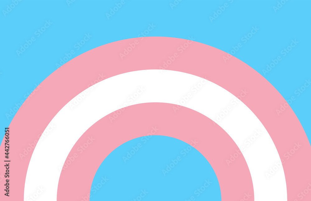Transgender Flag Colors Stock Illustration | Adobe Stock