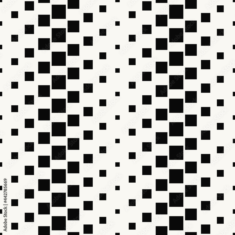 Checker squares in black color and white background. Gradient squares ...
