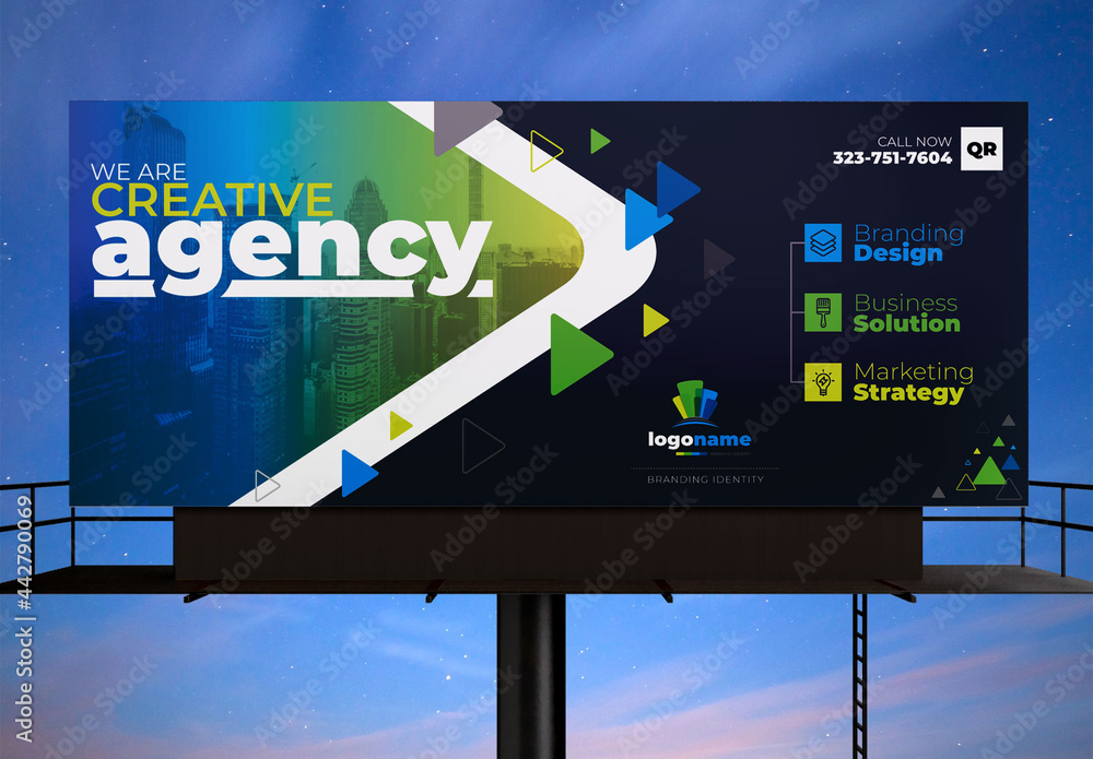 Creative Billboard Stock Template | Adobe Stock