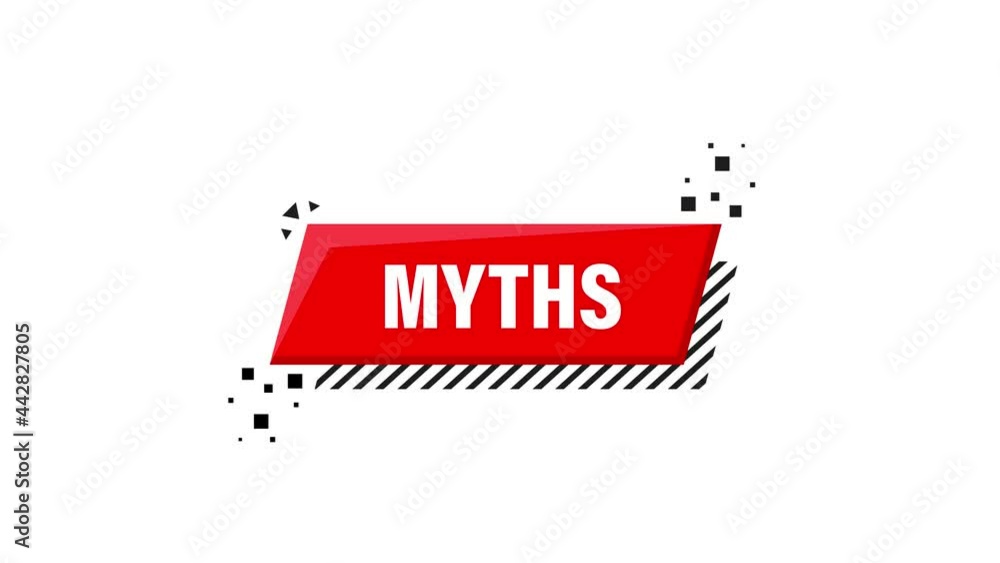 Myths isolated on white background. Symbol, logo illustration. Check ...