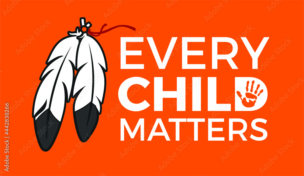 Every Child Matters Logo Design. Vector Illustration. Canadian ...