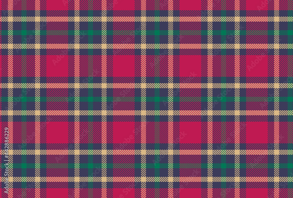 seamless tartan plaid pattern for banners, cards, flyers, social media ...