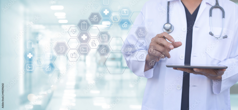 Virtual hospital, telemedicine, medical online, telehealth, healthcare ...